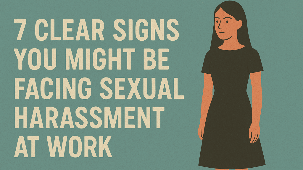 7 Clear Signs You Might Be Facing Sexual Harassment at Work - Ungender